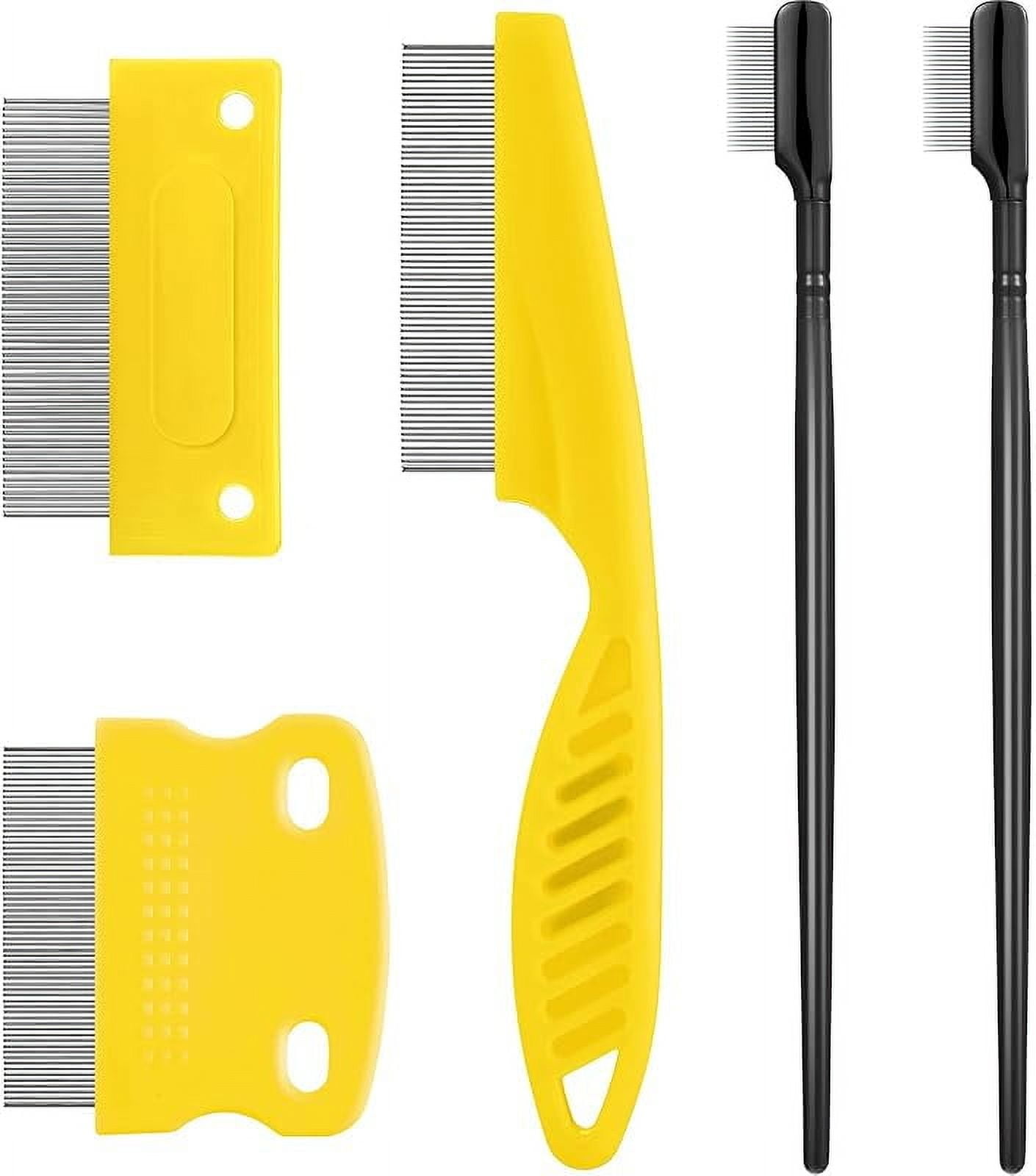 5 Pieces Dog Eye Combs Tear Stain Remover Combs Pet Grooming Comb for ...