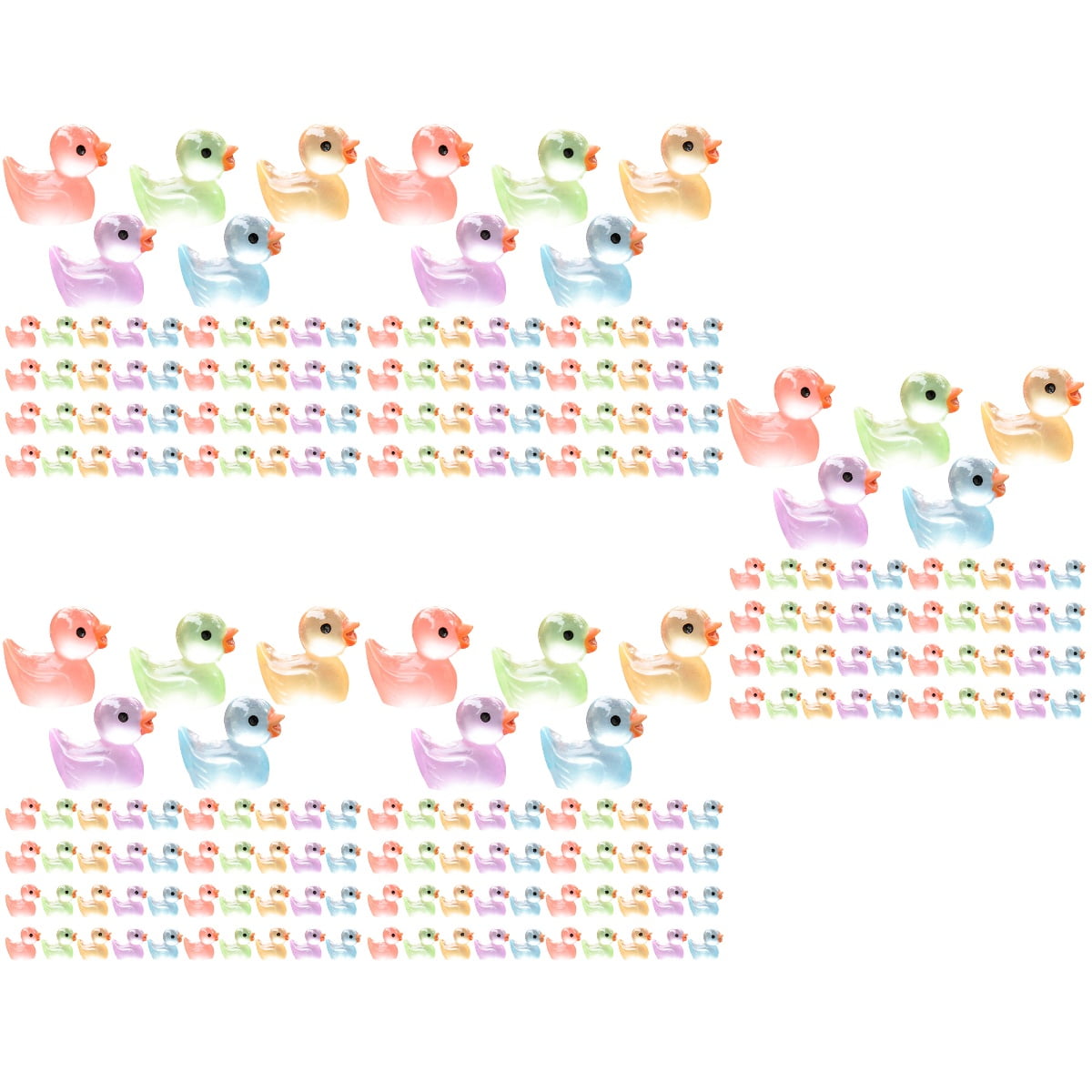 5 Pieces Duckweed Simulation Duck Model Mini Ducks Pond Garden ...