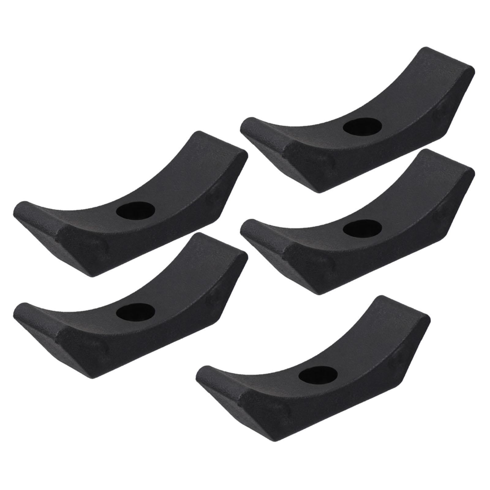 5 Pieces Dumbbell Saddles Replacement Black for Dumbbell Rack Home ...