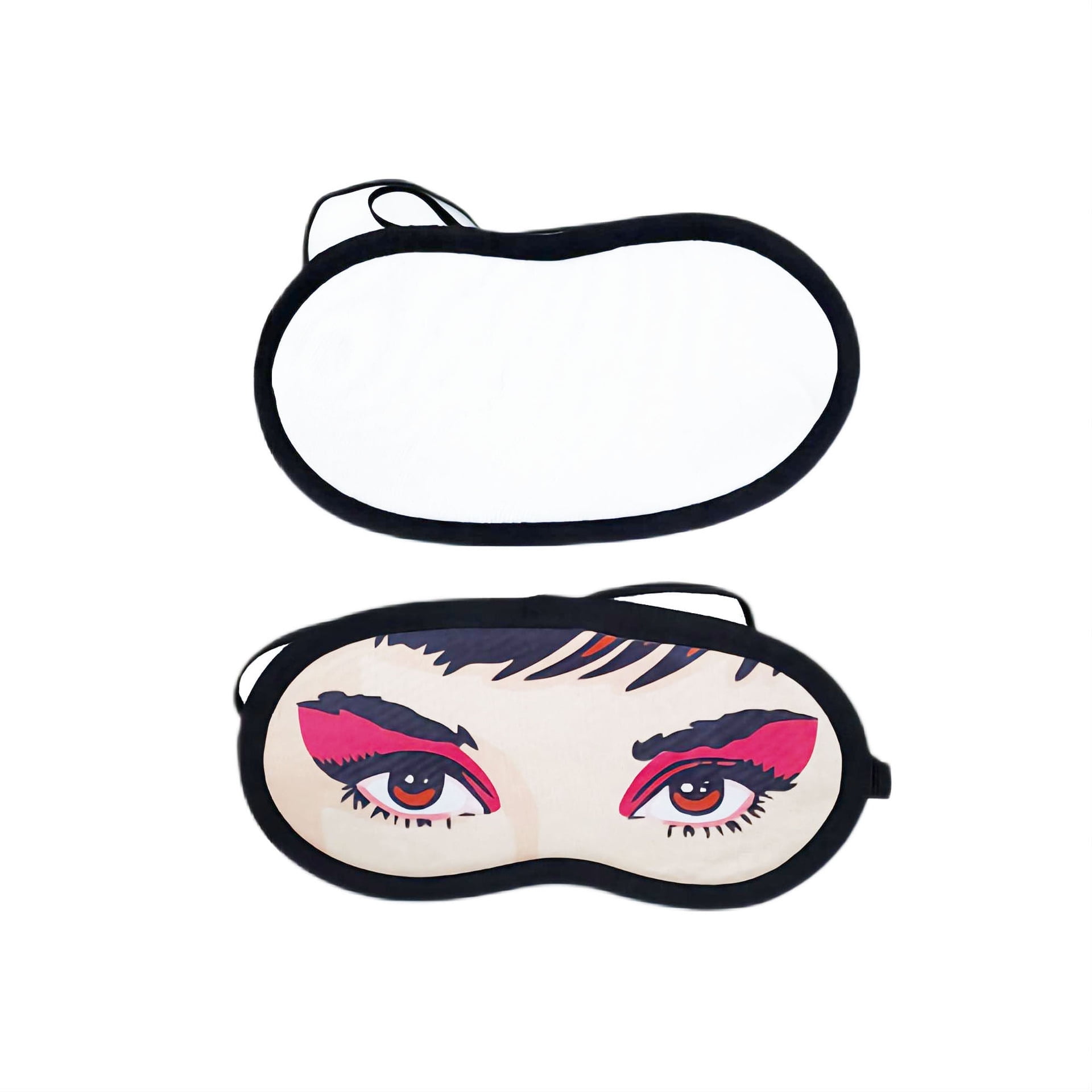 5 Pieces Eye Sleep Coverings Sublimation White Blank Eye Coverings Soft ...
