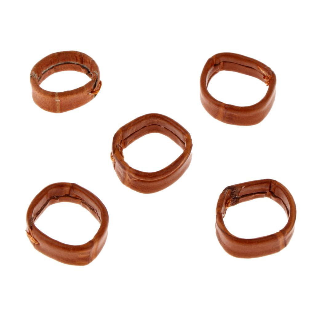 5 Pieces Faux Leather Holder Retainer Loop 20mm Brown - Walmart.com