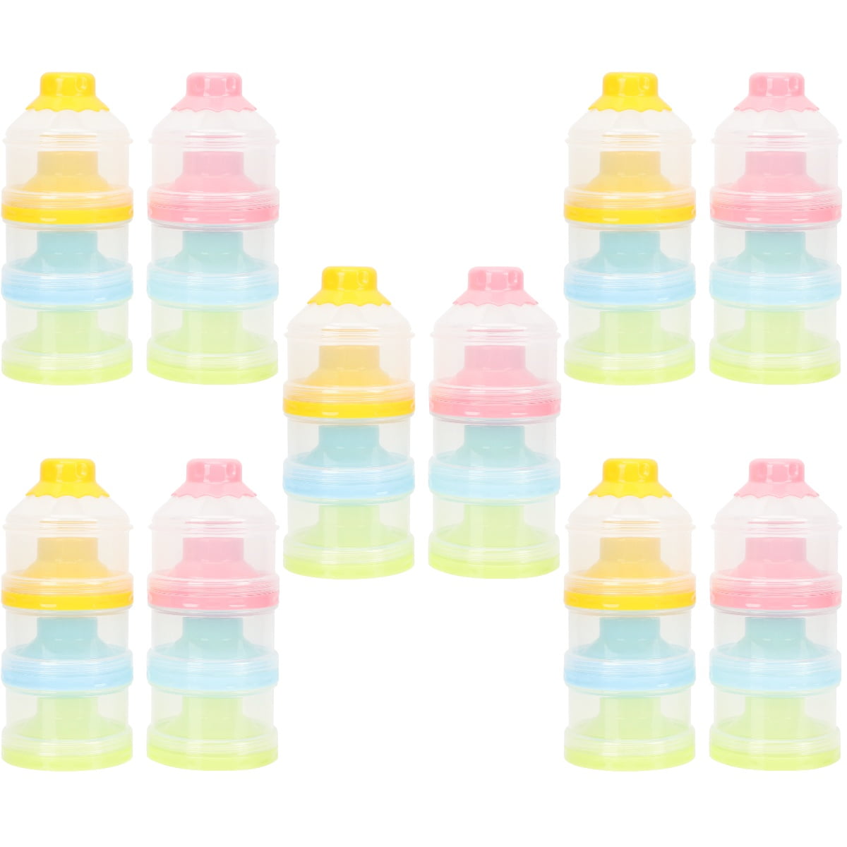 5 Pieces Funnel Milk Powder Box Baby Storage Formula - Walmart.com