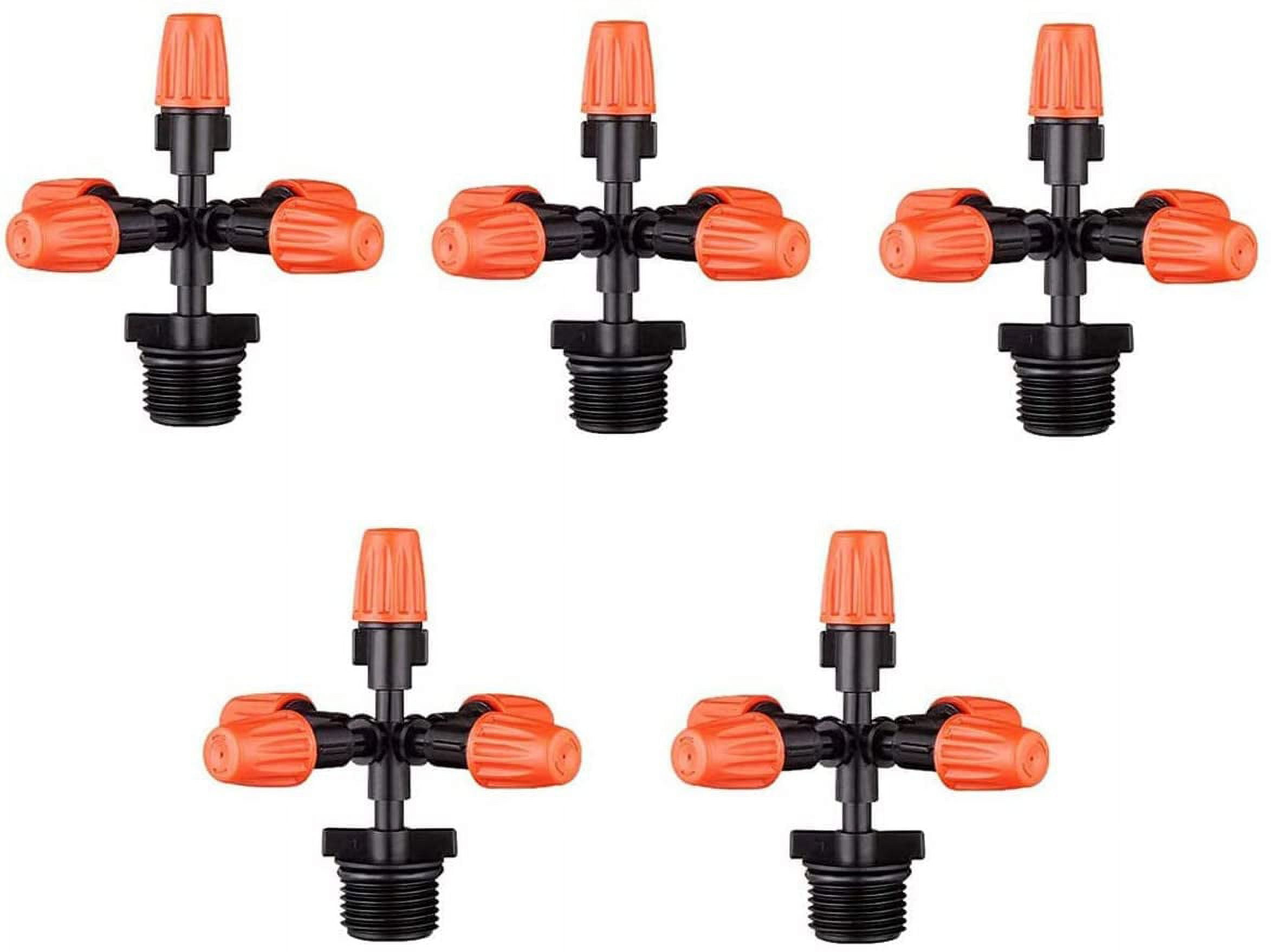 5 Pieces Garden Sprayer 5 Head Automatic Greenhouse Watering Water Flow ...