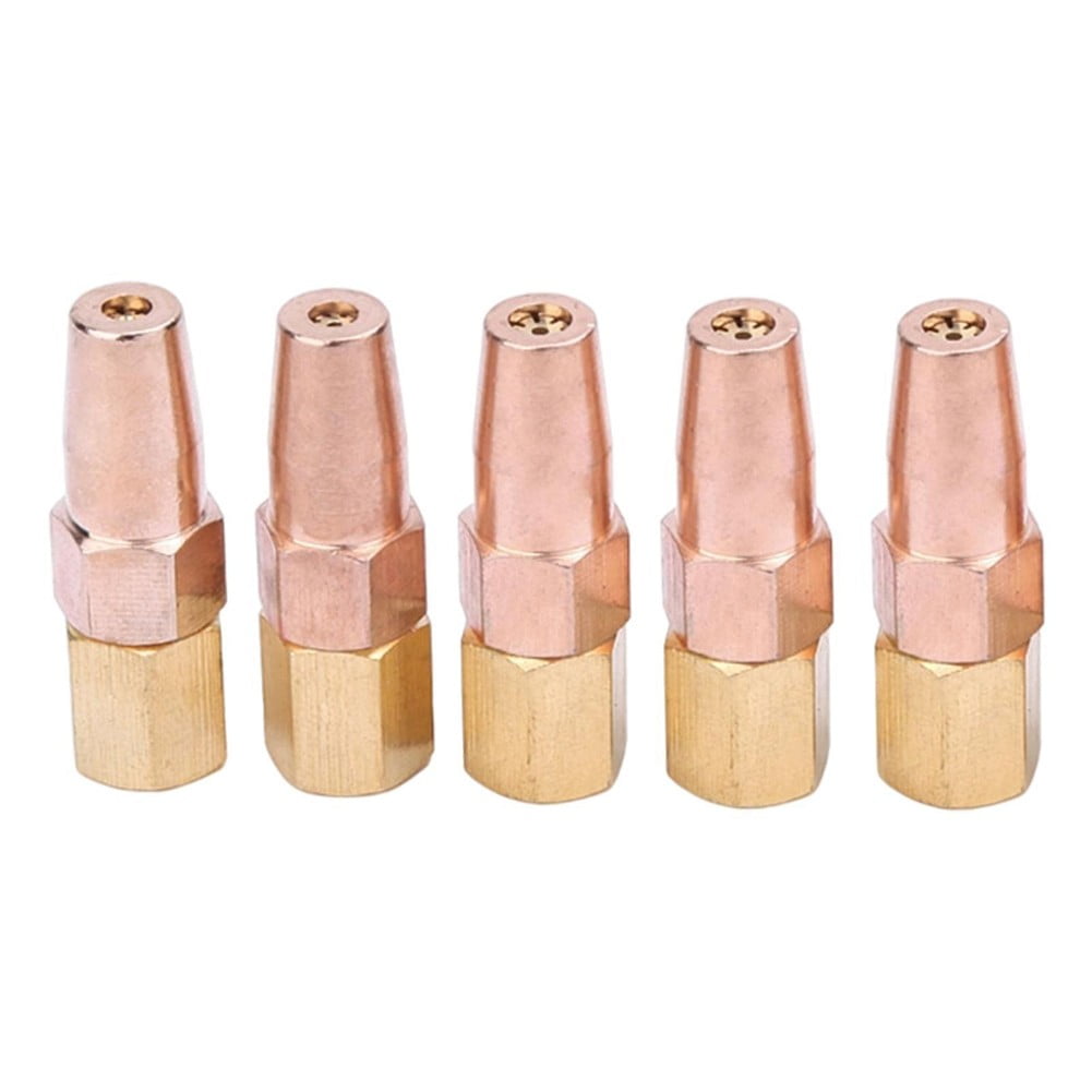 5 Pieces Gas Welding Nozzle H01-6 for Heat Treatment and Metal Bending ...