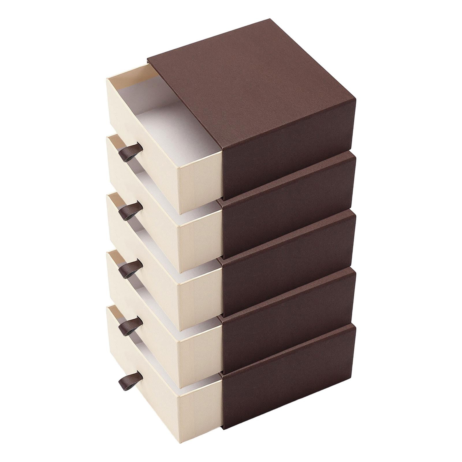 5 Pieces Gift Boxes Stylish Practical Party Favor Portable Home Packaging Box for Wedding ...