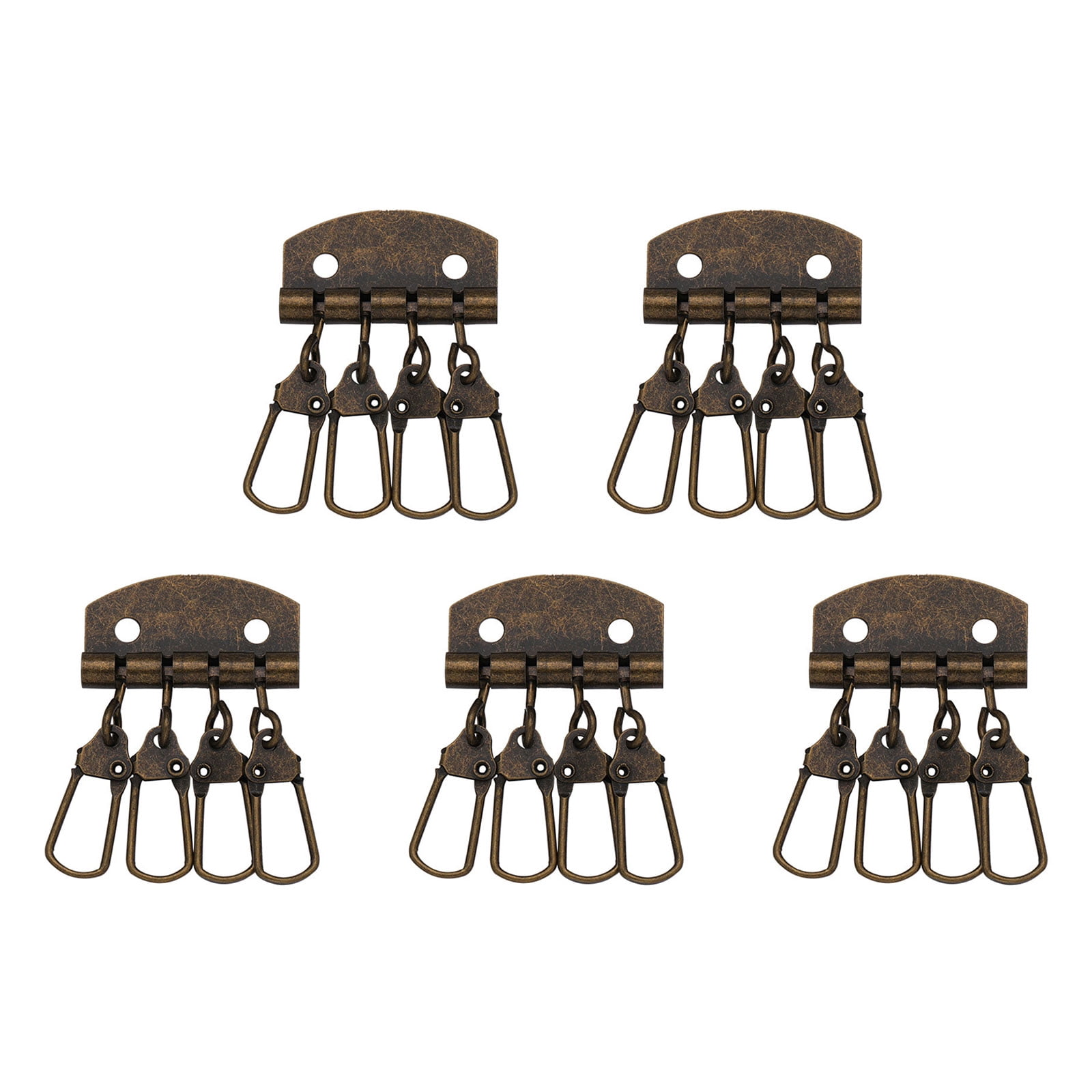 5 Pieces Key Rings Holders Keychain Organisers Key Row Keyring ...