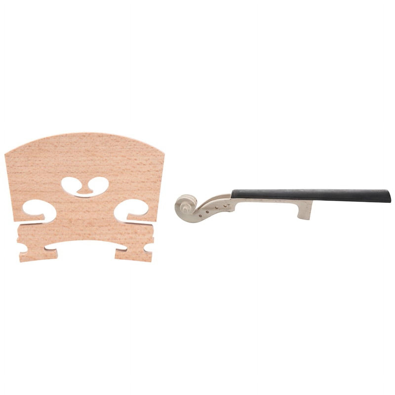 5 Pieces Maple 4/4 Full Size Violin Bridge Qin Code with 4/4 Size Maple ...