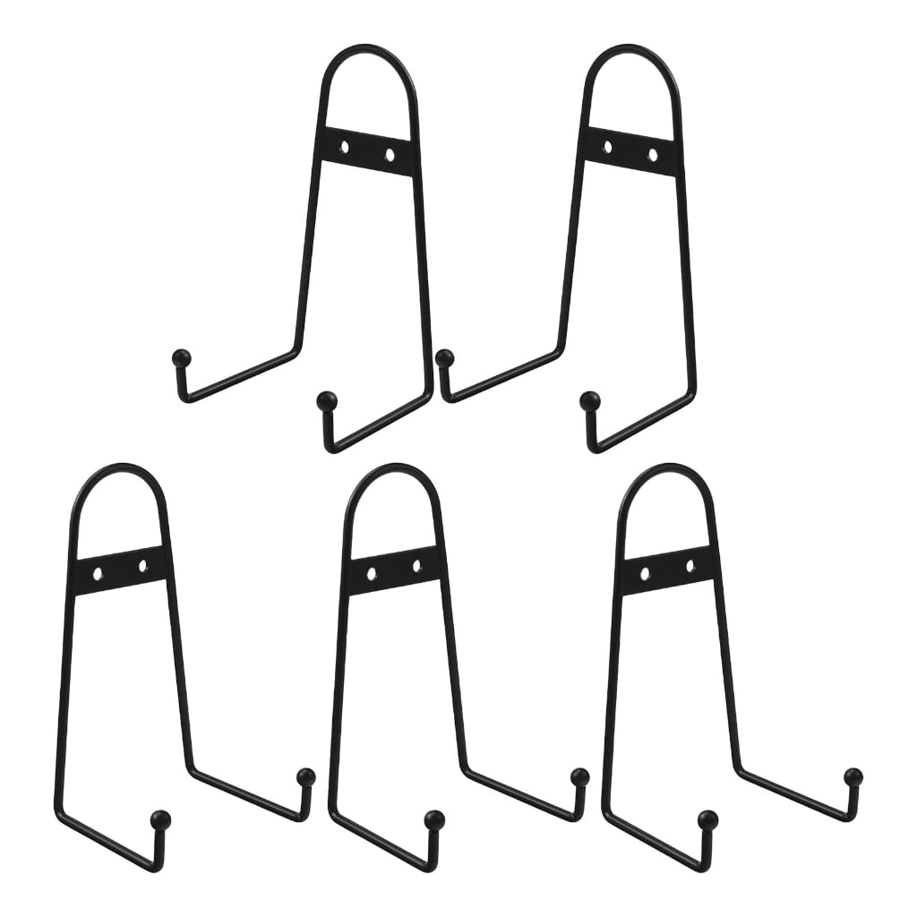 5 Pieces Metal Display Rack for Home Decoration and Exhibitions Plate ...