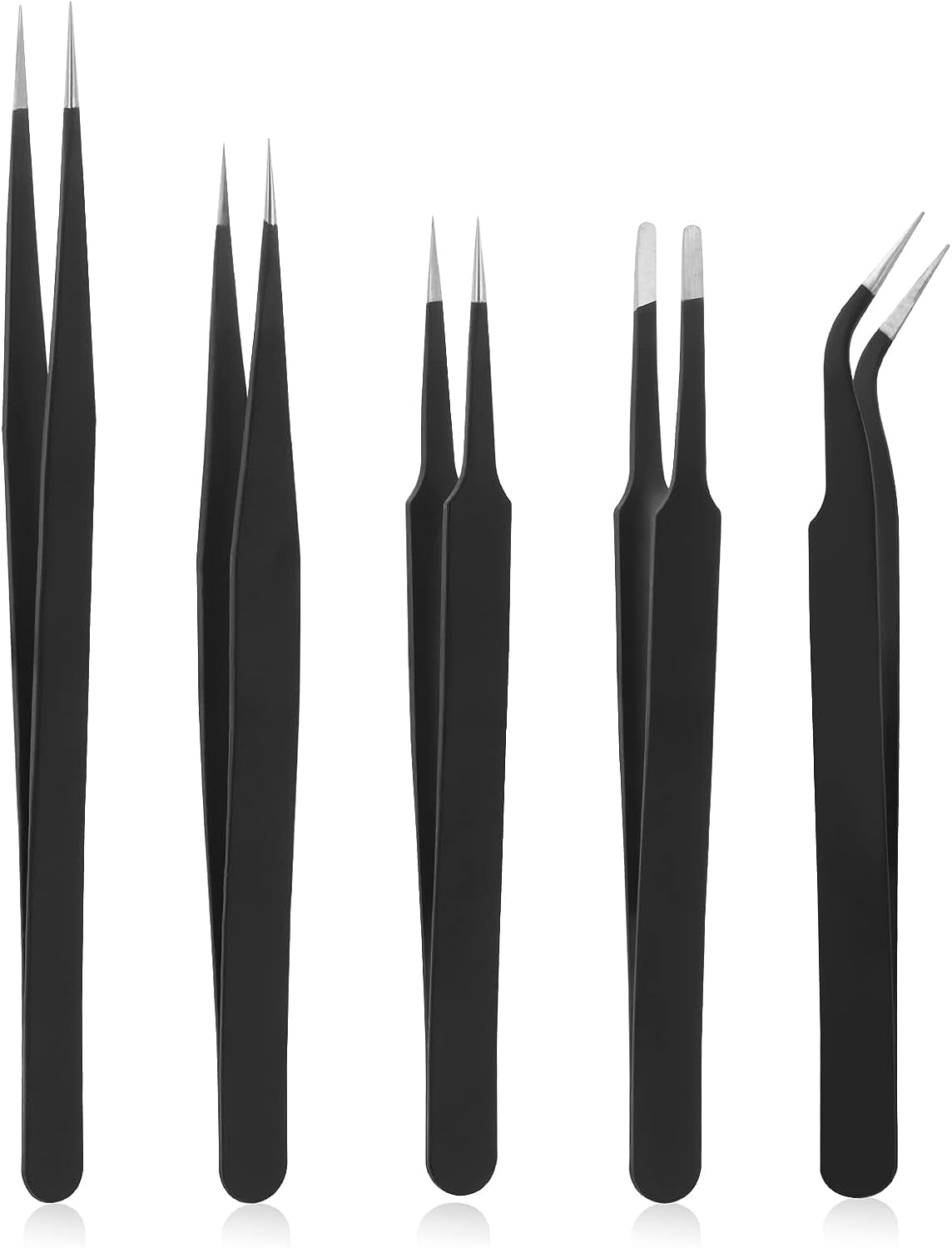 5 Pieces Mini Tweezers, Perler Bead Tweezers Craft Premium Beading ...