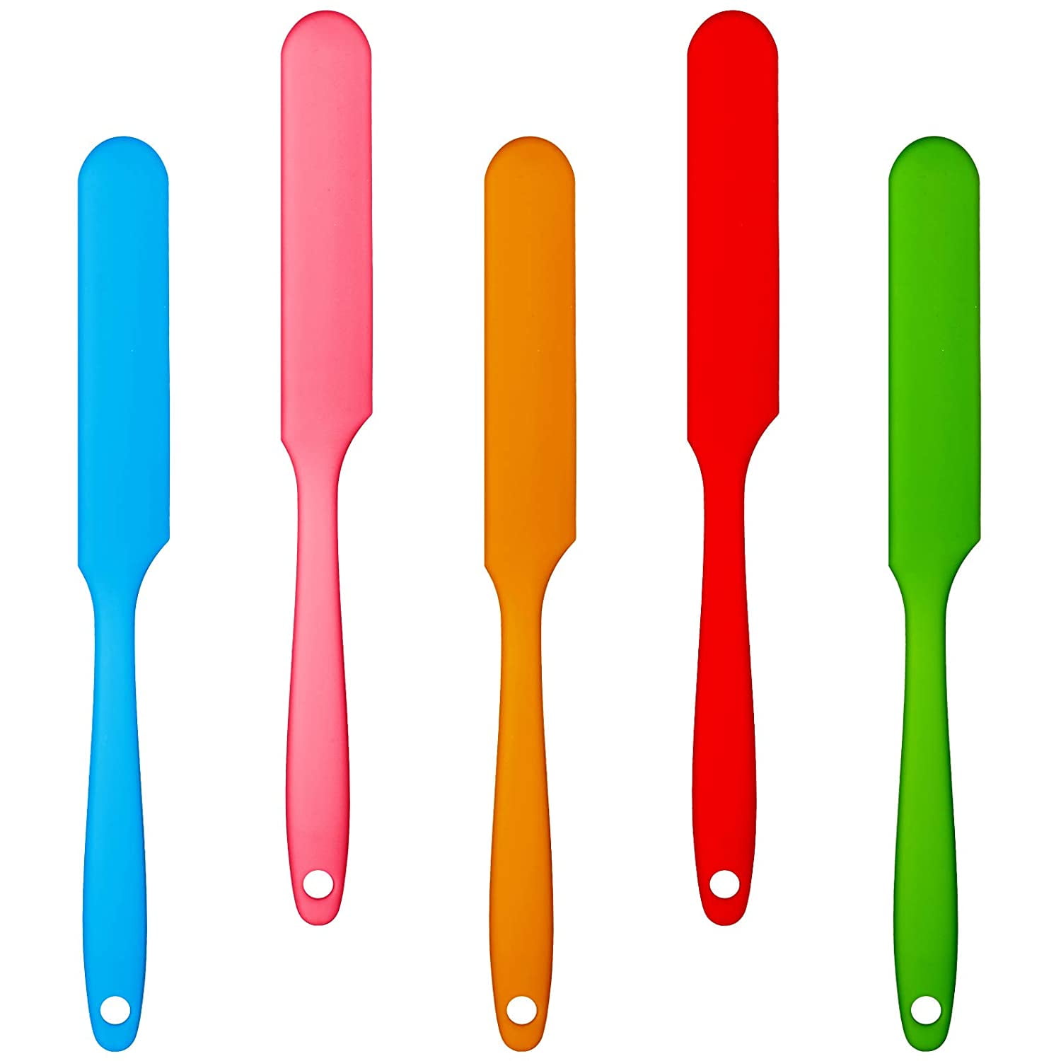 5 Pieces Non Stick Wax Spatulas Large Hard Wax Sticks Silicone Spatula ...