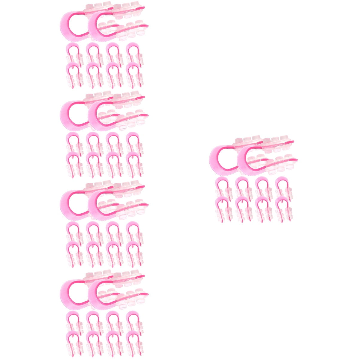 5 Pieces Nose Shaper for Wide Plug Nasal Breathing Strips Pink ...