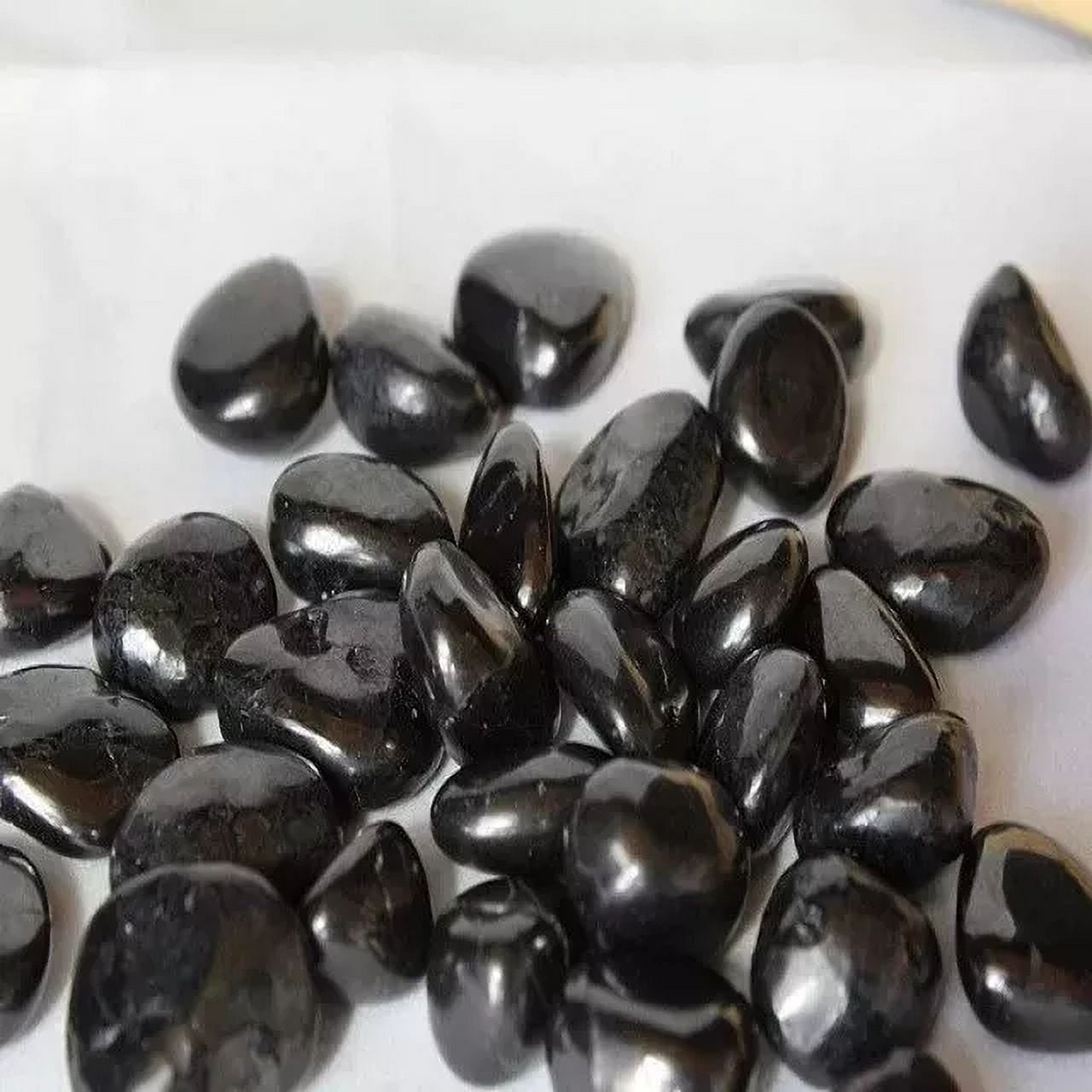 5 Pieces Pack Shungite Tumbled Stone For Protection & Home Decor Gift ...