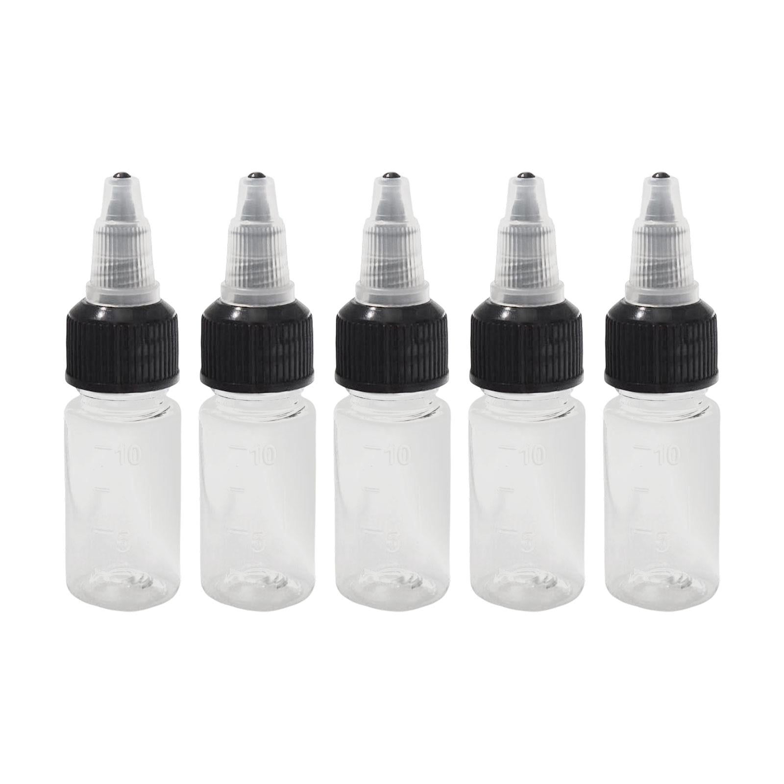 5 Pieces Paint Empty Bottle Containers Sharp Mouth Dropper Bottle with ...