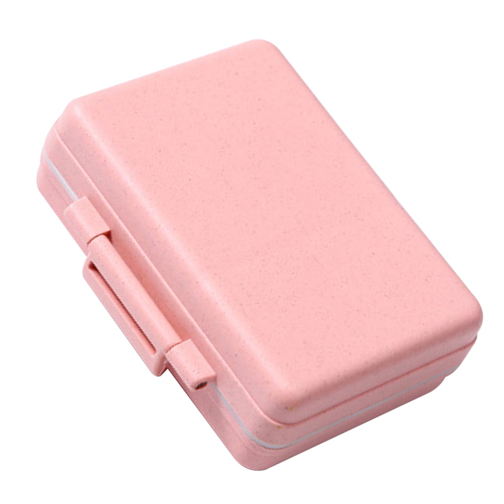5 Pieces Container Pocket Medicine Case Mini Organizers Portable Box ...