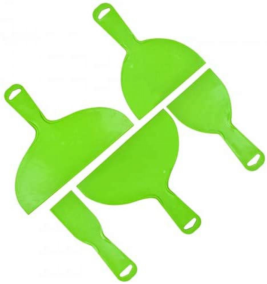 5 Pieces Plastic Putty Knife Set, Flexible Plastic Paint Scraper Tool ...