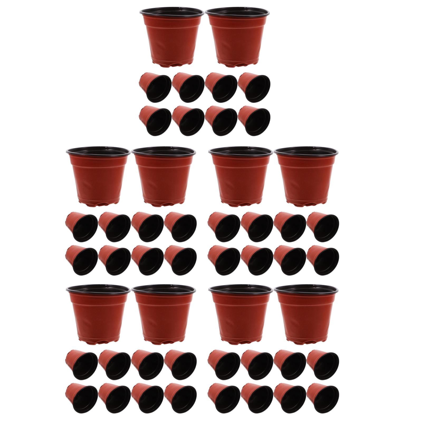Set of 5 Plant Pots for Indoor and Outdoor Garden Cultivation, for Home ...
