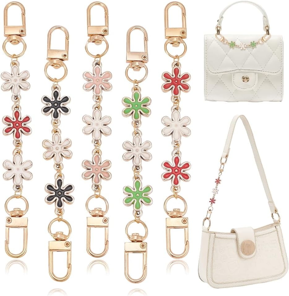 5 Pieces Purse Strap Extender 5.6 Inch Shoulder Strap Extender Handbag ...