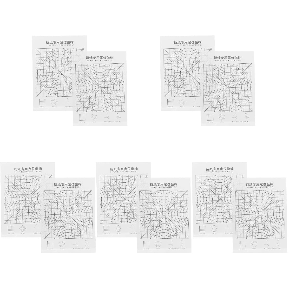 5 Pieces Quilling Tool Paper Positioning Pattern Template Rolling Kit ...