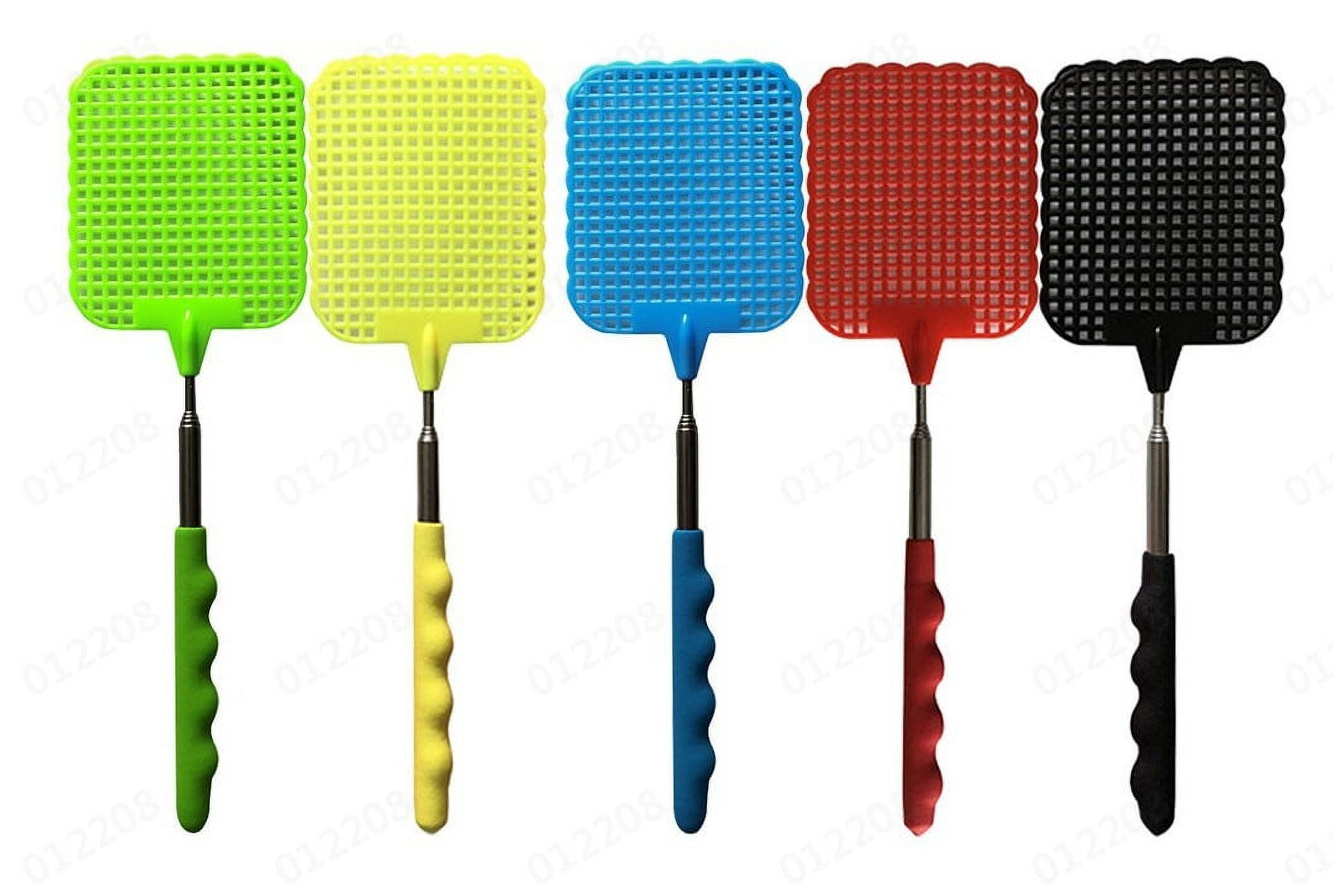 5 Pieces Retractable Plastic Fly Swatter Expandable Mosquito Wasp Pest ...