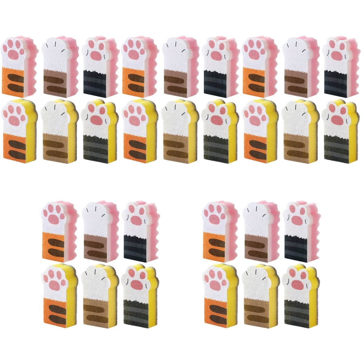 5 Pieces Sponge For Dishes Scrubber Sponges Kitchen Cleaning - Walmart.com