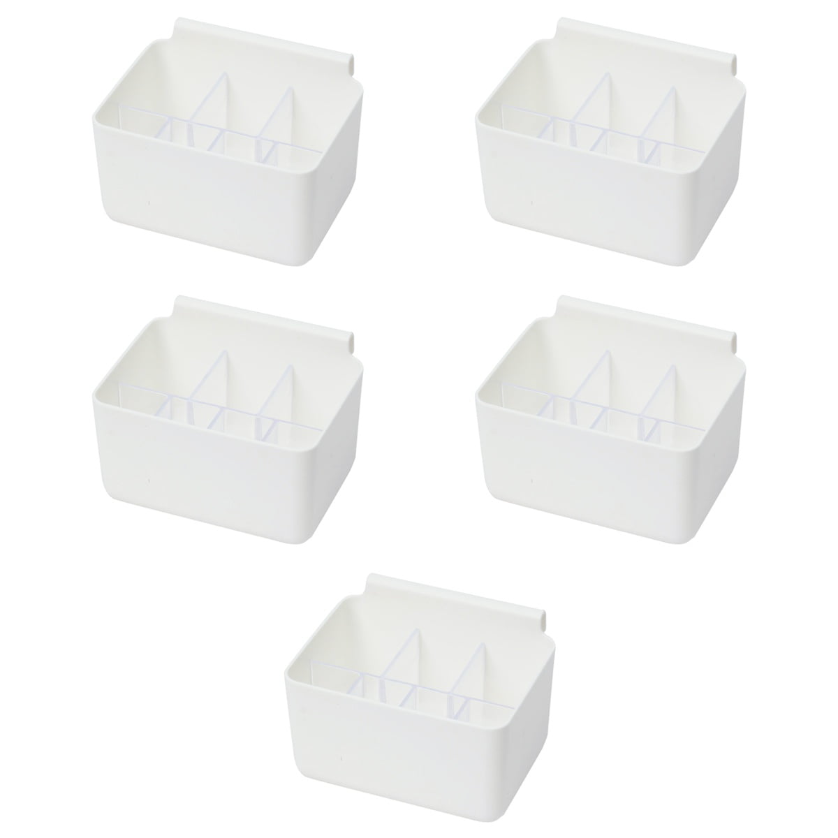 5 Pieces Storage Box Fridge Bins Kitchen Supplies Plastic Organizers ...