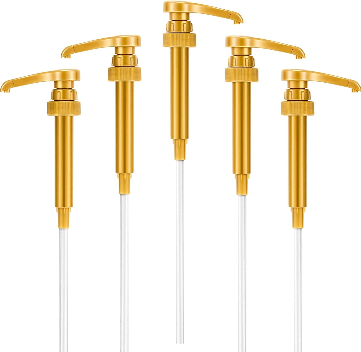 5 Pieces Syrup Pump, Coffee Syrup Dispenser Pump, Syrup Pump Dispenser ...