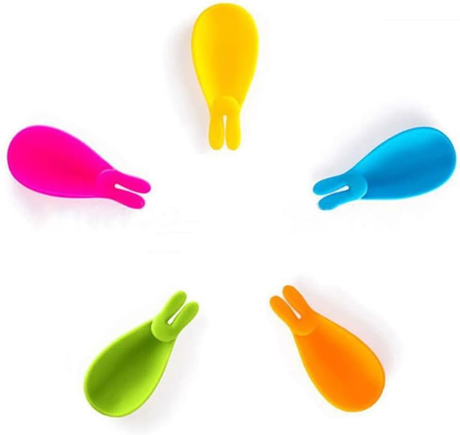 5 Pieces Tea Bag Holders Silicone Cute Tea Bag Hanger Colorful Tea Bag ...