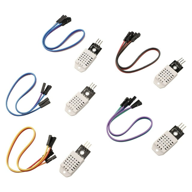 5 pieces temperature humidity sensor module, with circuit board and ...