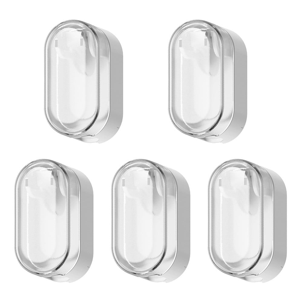 5 Pieces Toothbrush Holder Wall Mounted With Cover,Toothbrush Covers ...