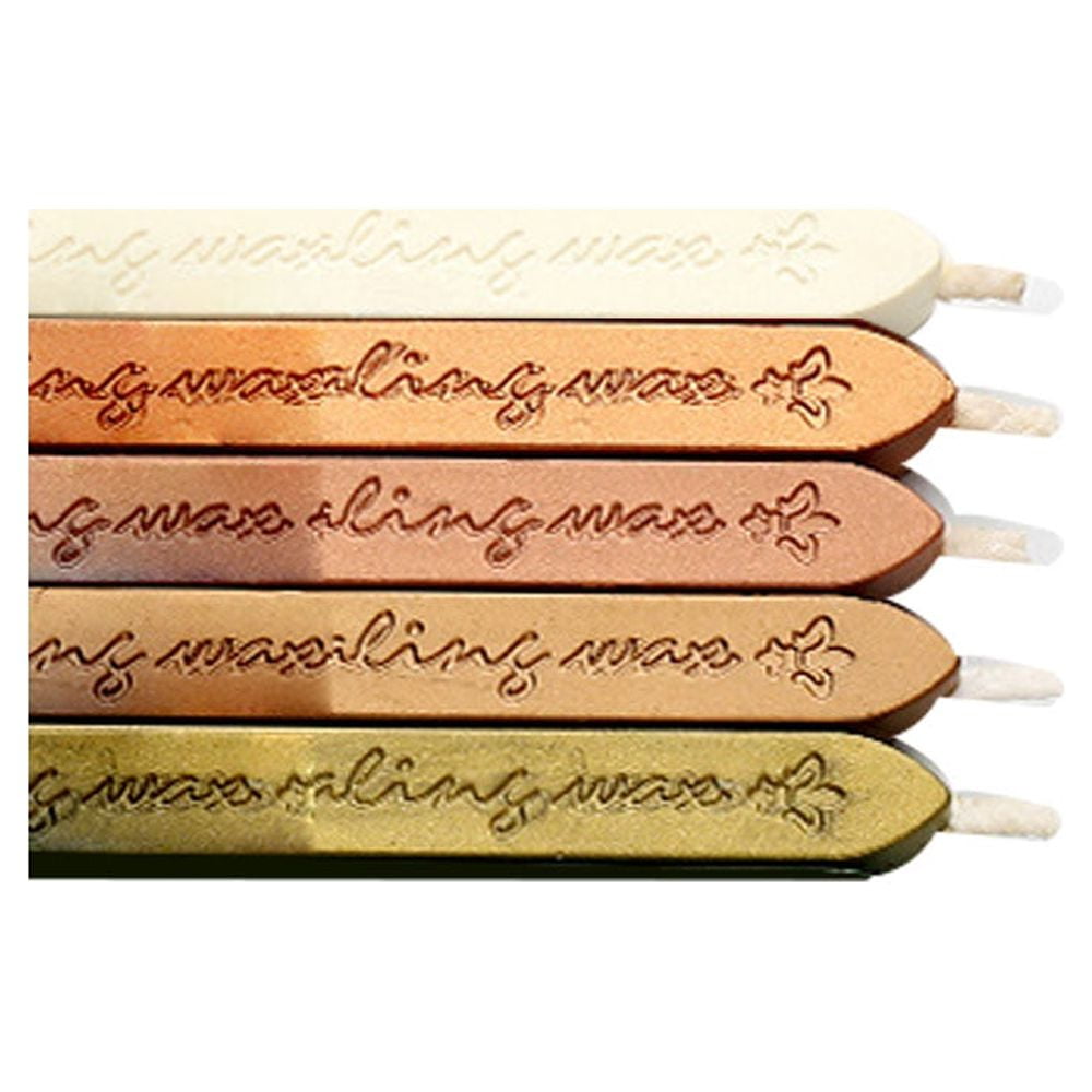 5 Pieces Variously colored Sealing Wax Sticks with Wicks for Letter ...