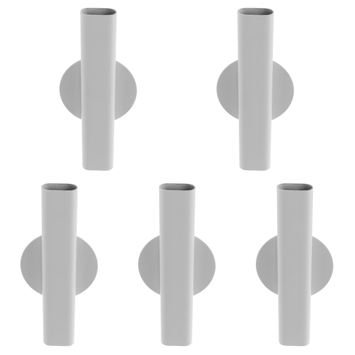 5 Pieces Wall Flower Arrangement Vase Tube Home Decor Pots Flowerpot ...