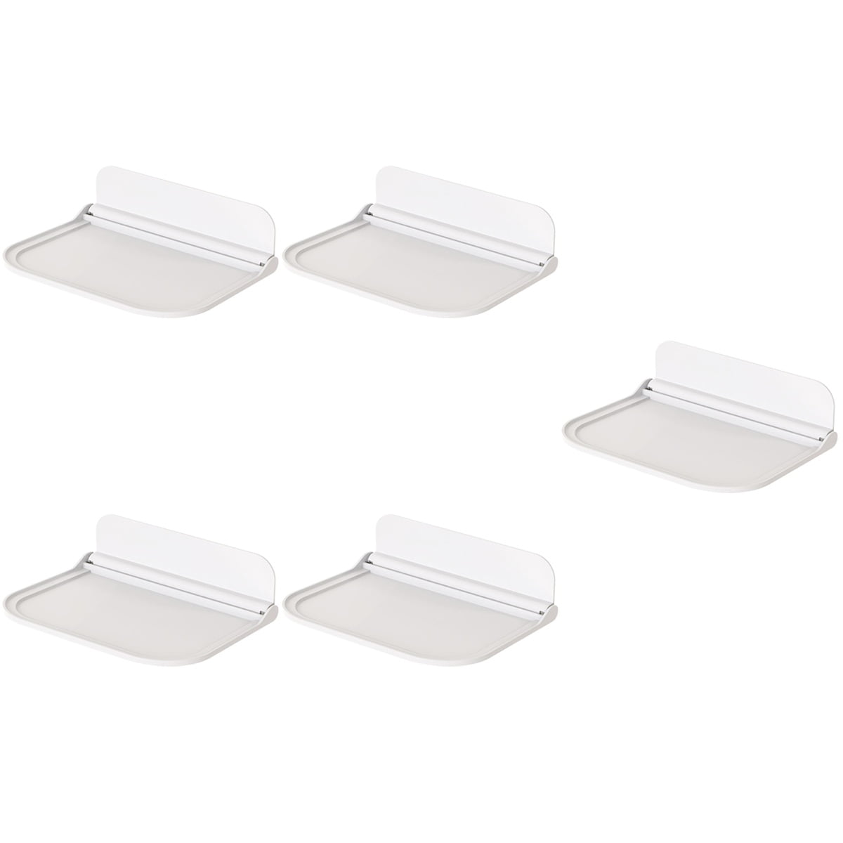 5 Pieces Wall Hangers Prefabricated Shelf Floating Shelves Containers ...