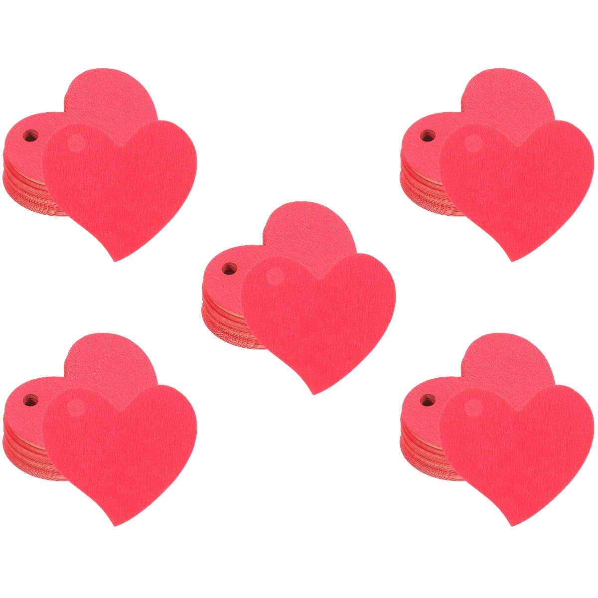 5 Pieces Wedding Cards Stickers Heart Shaped Elevator Valentine's Day ...