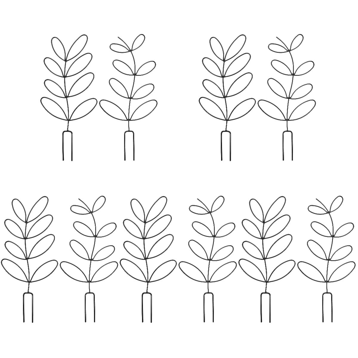 5 Pieces Wind up Walking Feet Plant Support Frame Climbing Garden ...