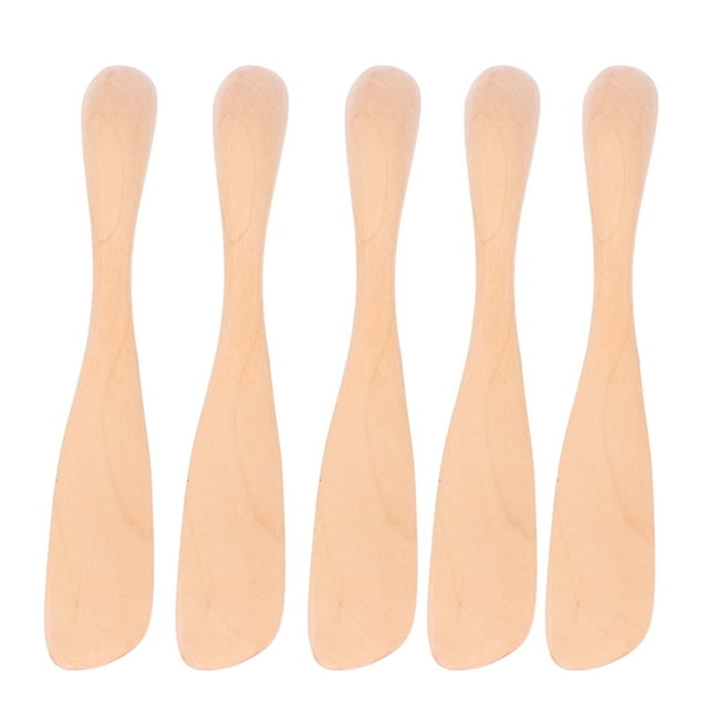 5 Pieces Wooden Butter Knives, Cheese Spreaders, Sandwich Spreaders ...