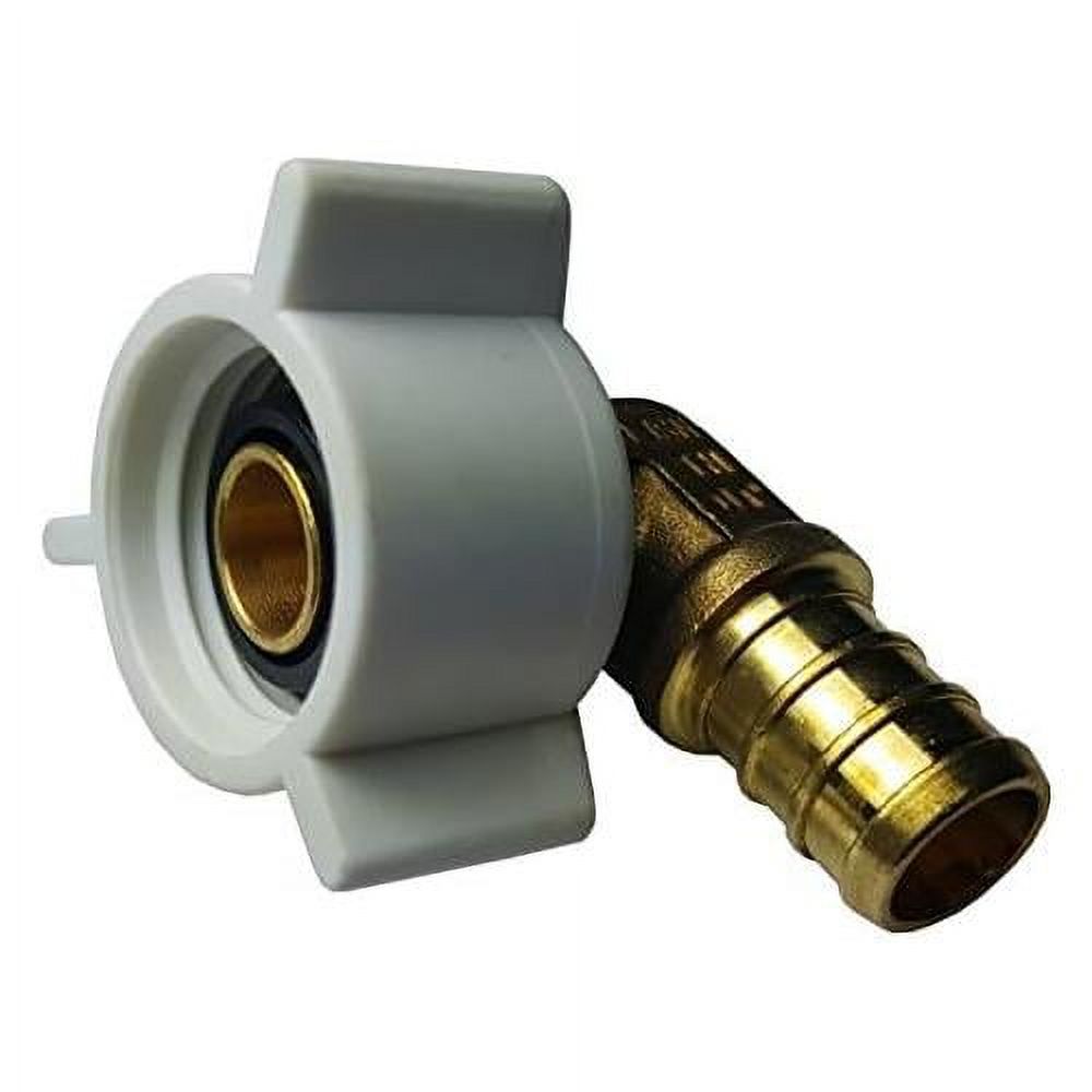 5 Pieces X Female NPT Threaded Swivel Elbow Brass Crimp Fittings ...