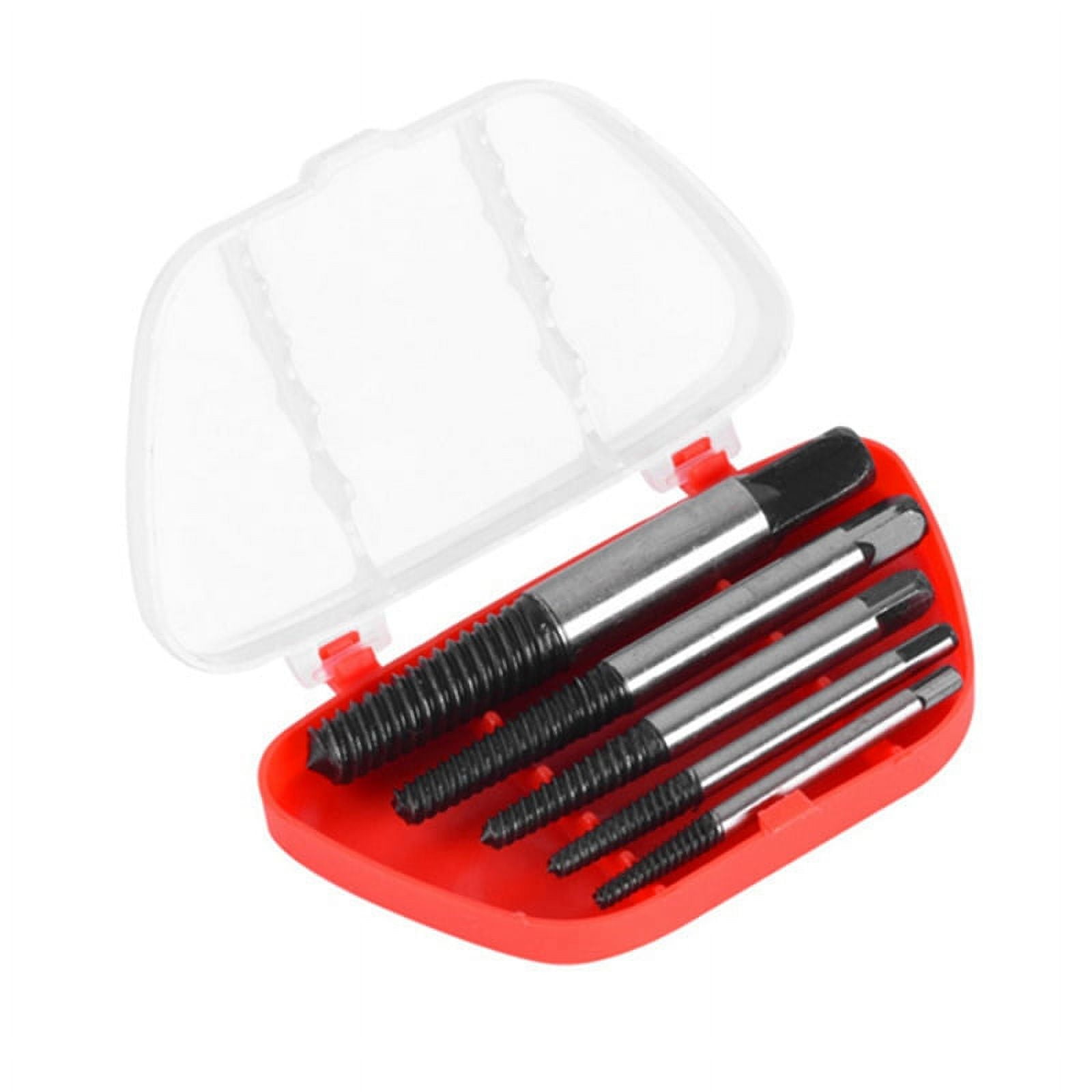 5 Pieces of Broken Screw Extractor Bit Set Carbon Steel Double-Sided ...