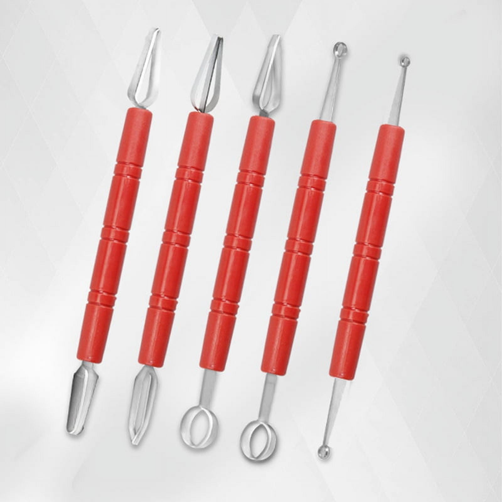 5 Pieces of Stainless Steel Pottery Tools Set Pottery Tools Polymer ...