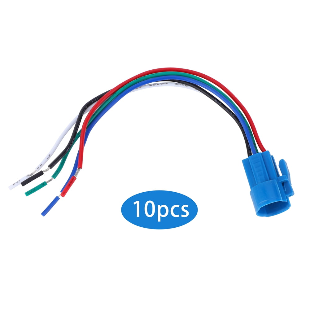 5-Pin 16mm Push Button Switch Socket, Flame Retardant Plastic Shell ...