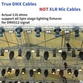 5 Pin DMX Cable 3 ft 6 Pack – 4-Core Male to Female Stage Lighting ...