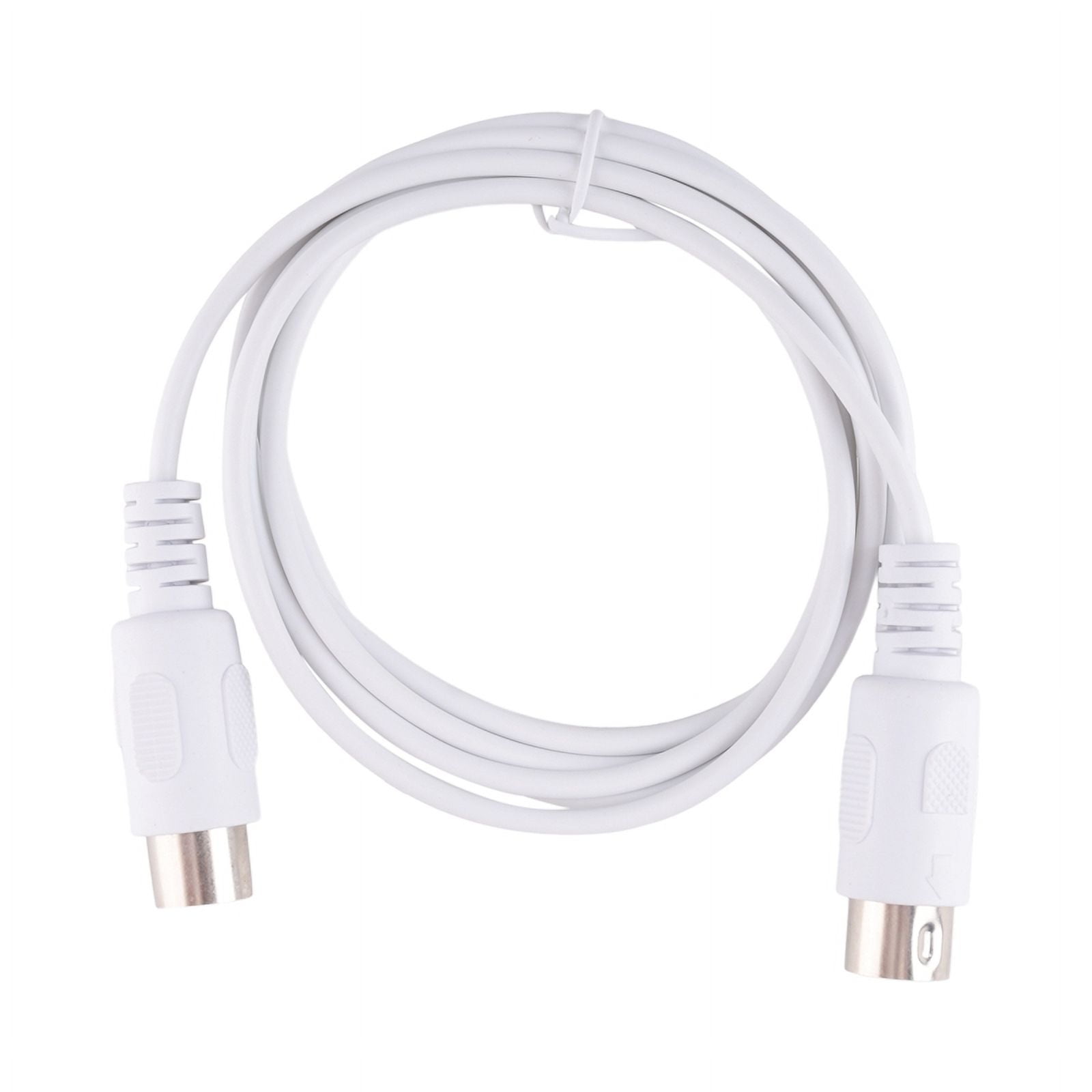 5 Pin MIDI DIN PLUG Extension Cable Male to Male /9.8FT White - Walmart.com