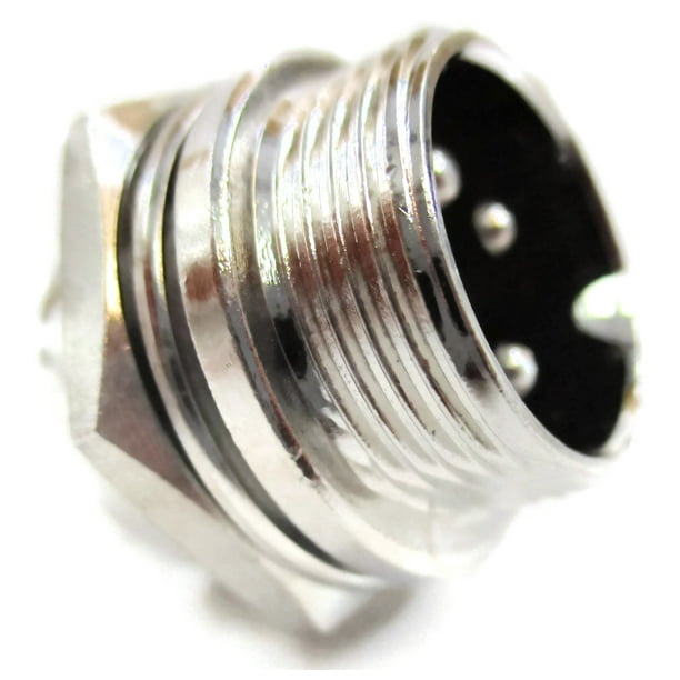 5 Pin Panel Mount CB Radio Microphone Connector - Walmart Business Supplies