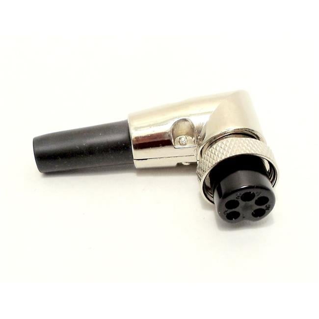 5 Pin Right Angle Microphone Connector - Walmart.com