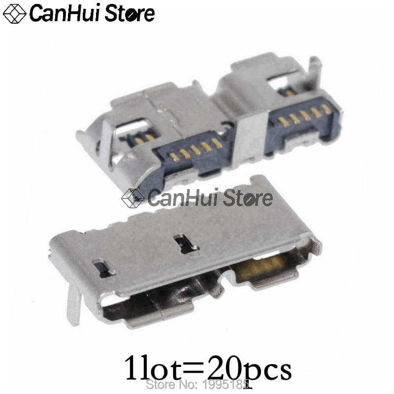 5 Pin SMT Socket Connector Micro USB Type B Female Placement 12 Models ...