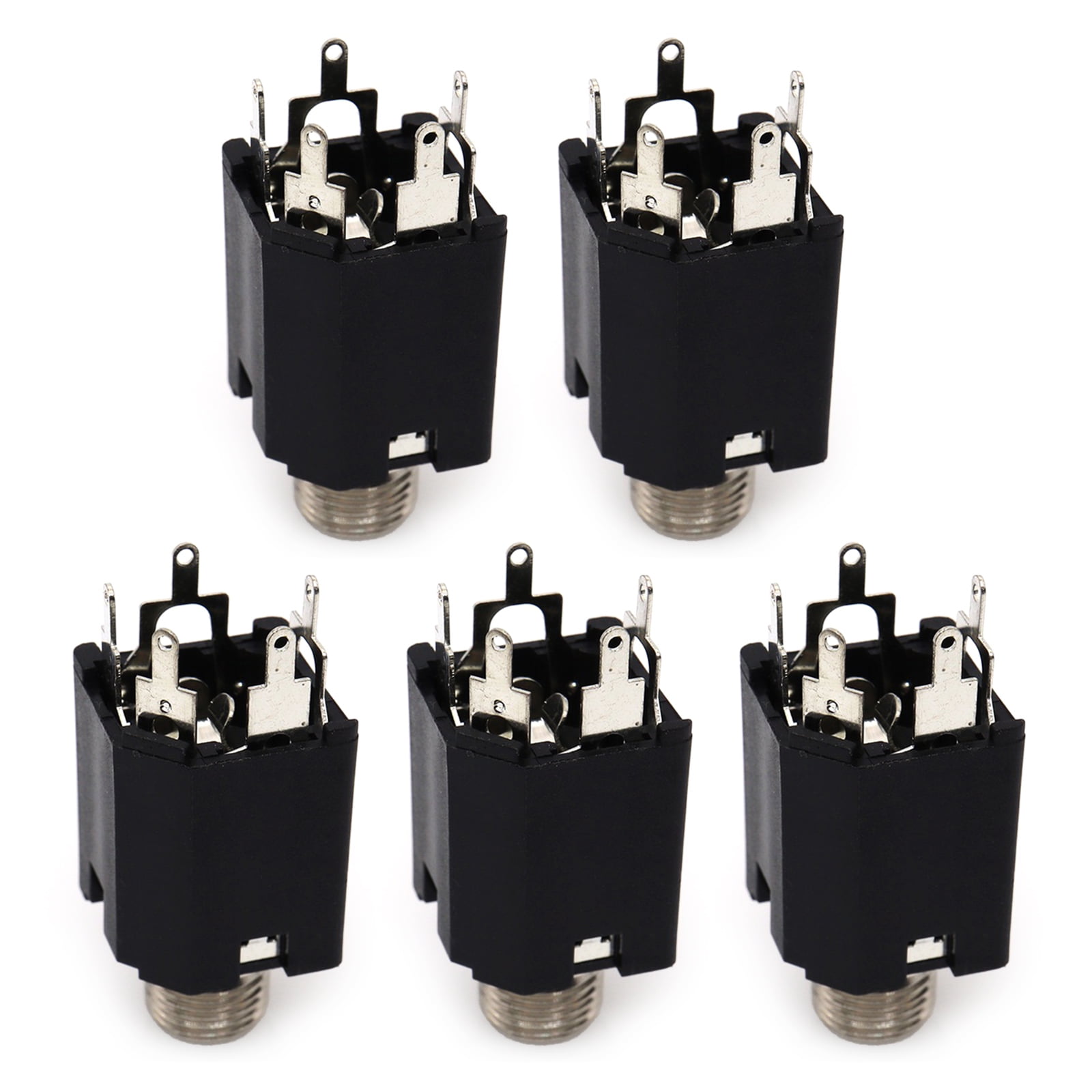 5 Pin Stereo Socket Panel Mount Jacks Audio Plug Stereo 5 Pin 6.35MM ...