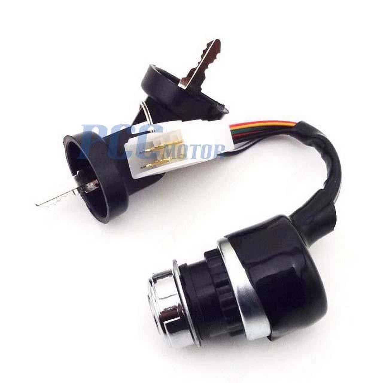 5 Pin ATV Quad Ignition Switch with 2 Keys, Suitable for Roketa Go Kart ...