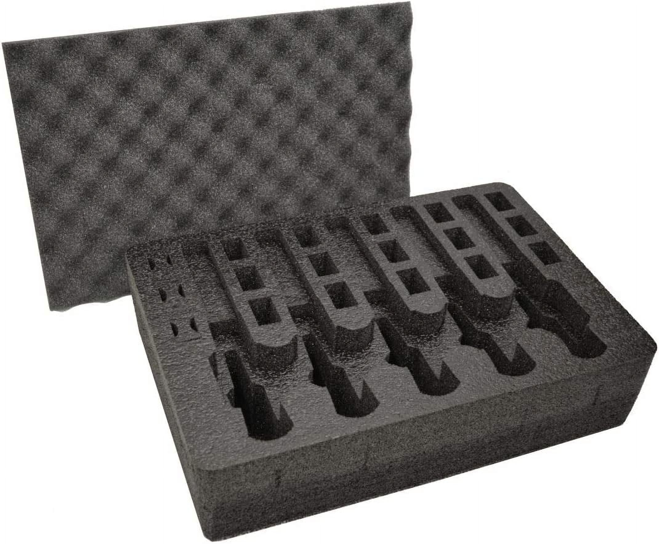 5 Pistol 18 Magazine Storage Foam Insert for IM2400 Case - 2 Piece Set ...
