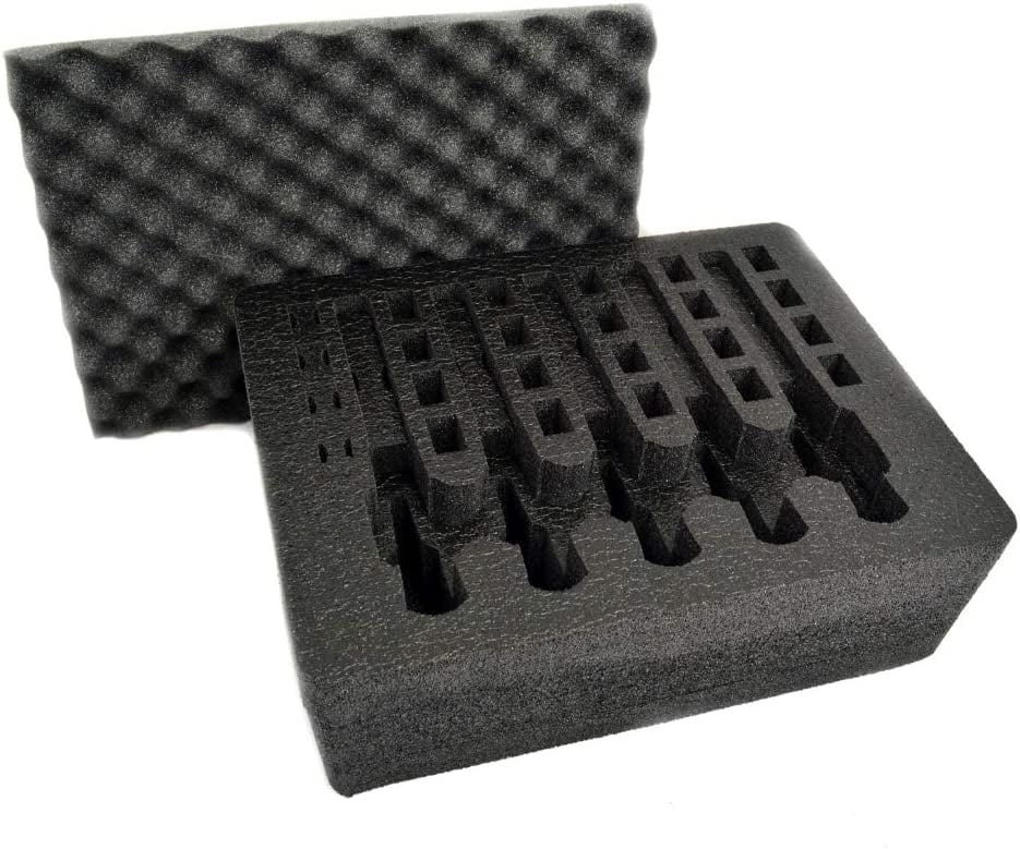 5 Pistol 24 Magazine Storage Foam Insert for Pelican 1550 Case - 2 ...