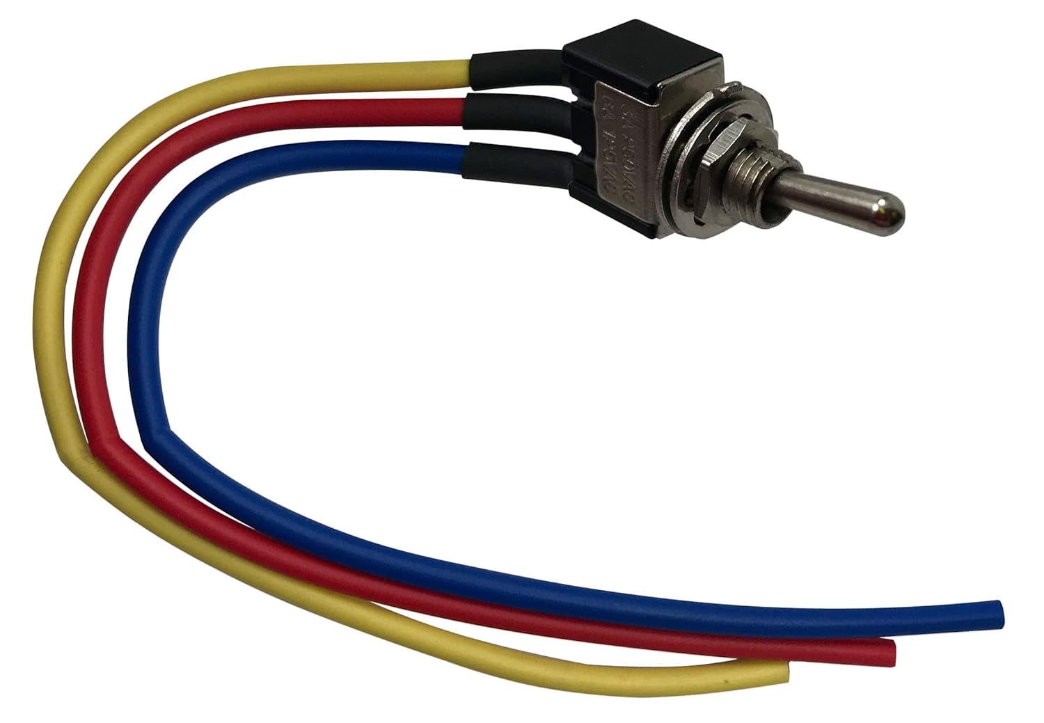 5 Pk of Heavy Duty Metal Toggle Switch SPDT - Versatile 250V 3A Rocker ...