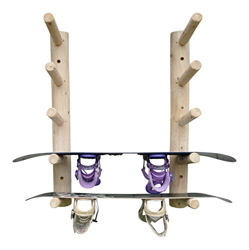5 Place Ski and Snowboard Wall Racks –Snowboard Rack Wall Mount and ...
